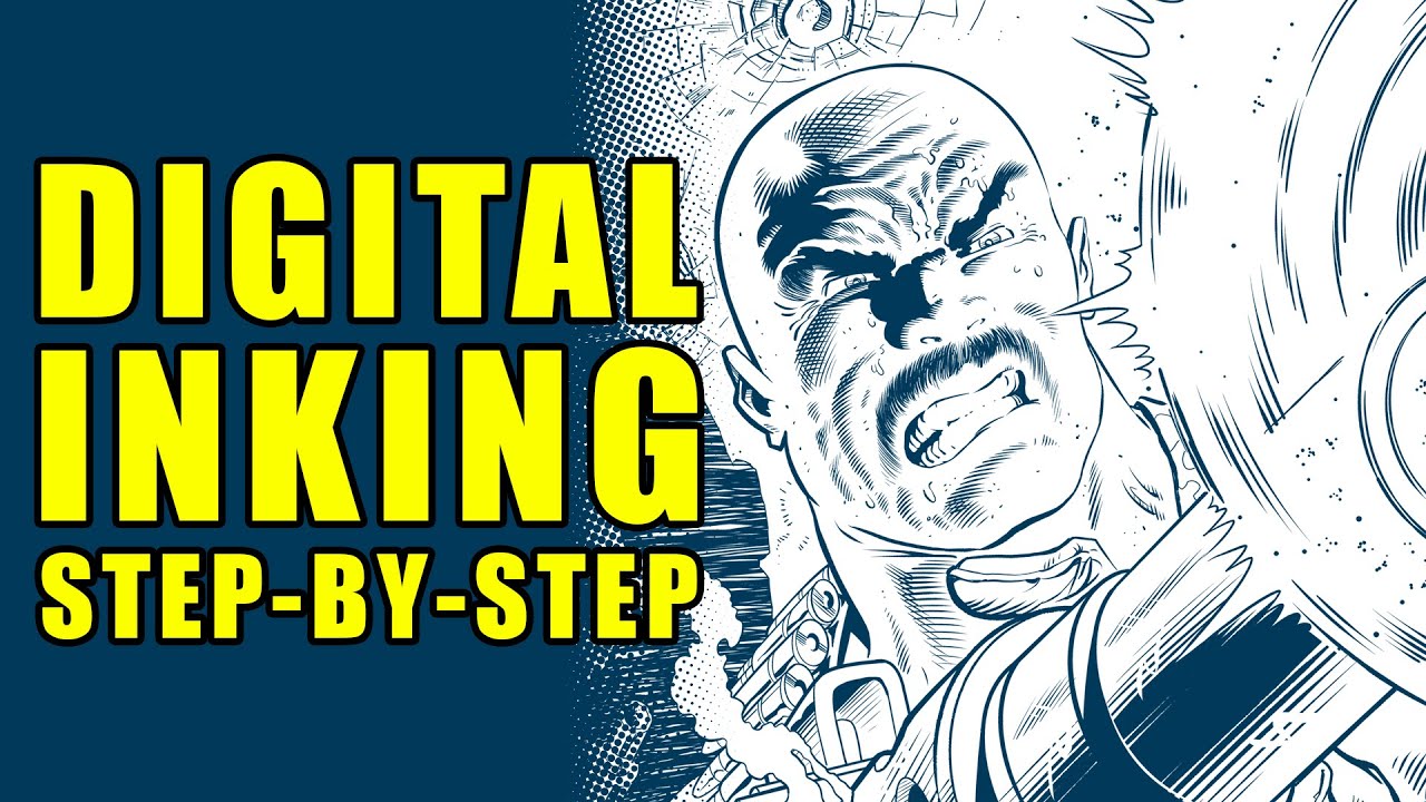 Digital Inking Step-by-Step using Clip Studio Paint - YouTube