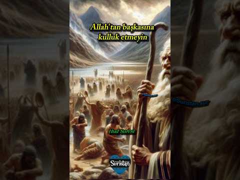 Hud Suresi 25. 34. Ayetlerin Türkçe meali okuyan Ahmet Deniz #hudsuresi #hznuh #nuhungemisi  #2025