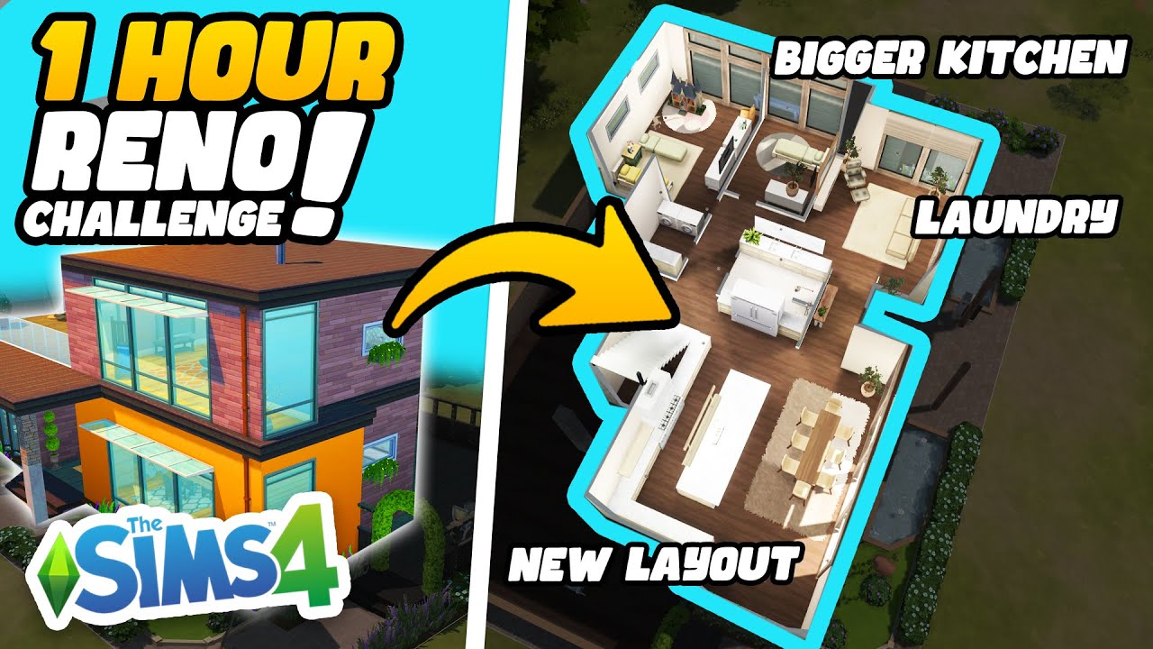 Totally TRANSFORMING an EA House in 1 HOUR! 😱 - YouTube