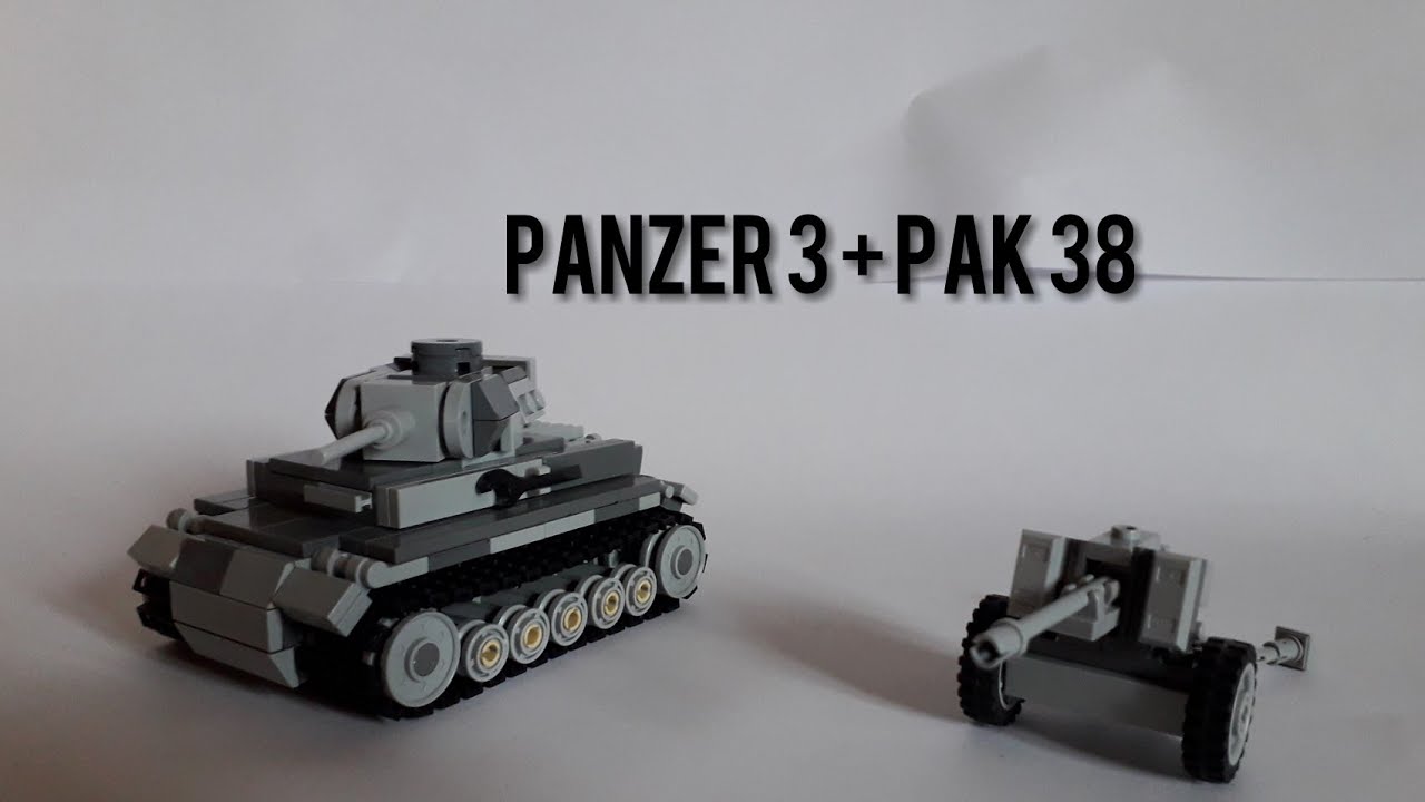 Lego Panzerkampfwagen III und Pak 38 Moc - YouTube