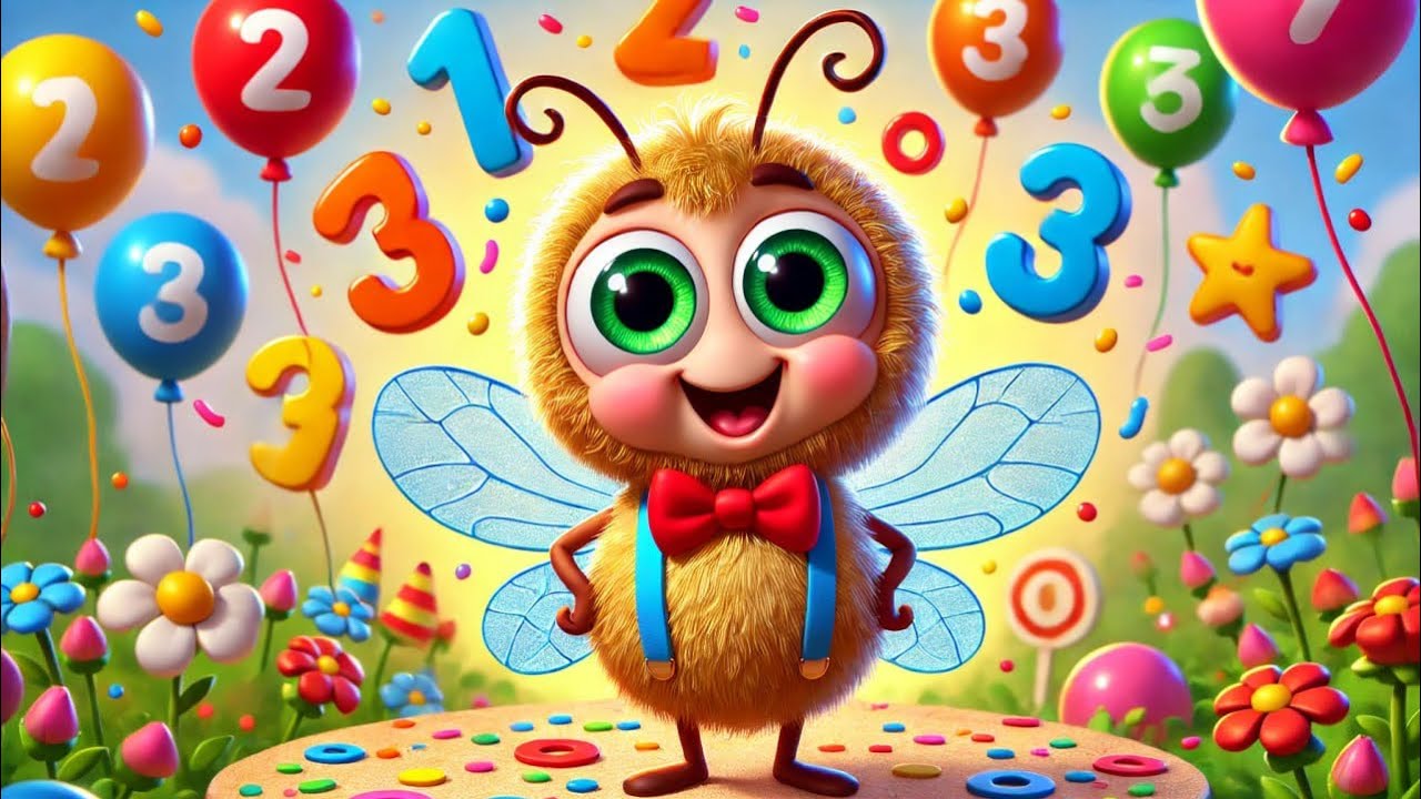Counting Song for Kids | Learn Numbers 1-10 with Pirozhok the Fly ...