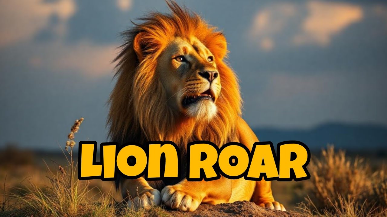 What Does a Lion Sound Like? The Roar of a Lion - YouTube
