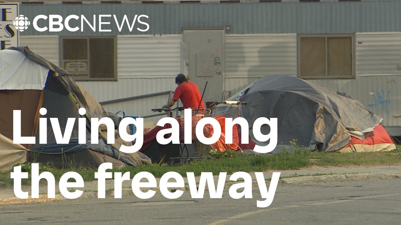 Living along the freeway: Maxine tells her story of homelessness - YouTube