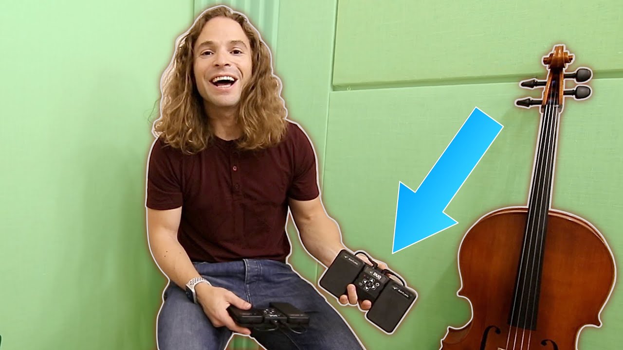 BEST Bluetooth Pedal for Cello Players and Online Teachers - YouTube
