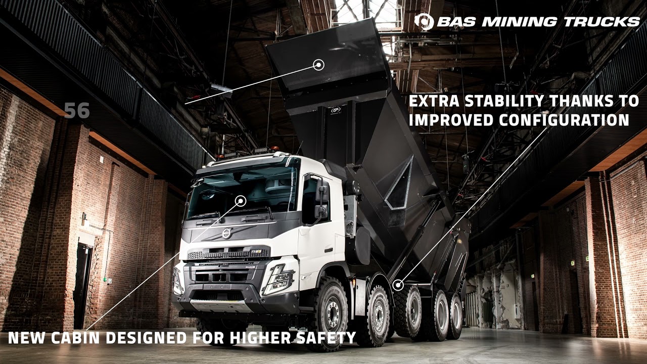 Introduction - BAS Mining 10x4 & 8x4 widespread haul trucks - YouTube