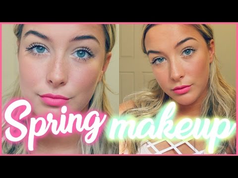 FRESH EVERYDAY SPRING MAKEUP TUTORIAL 2017! - YouTube