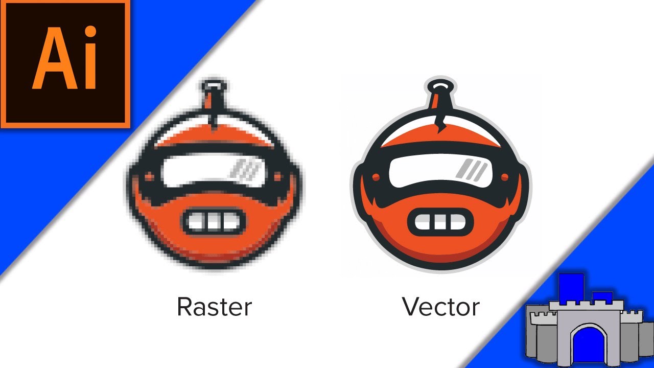 How To Turn A Raster Image Into A Vector (Adobe Illustrator) - YouTube