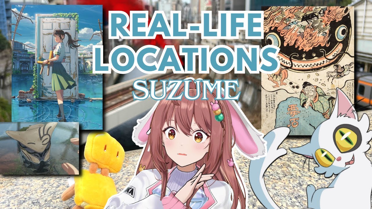 The REAL-LIFE LOCATIONS of Makoto Shinkai's latest film - Suzume no ...