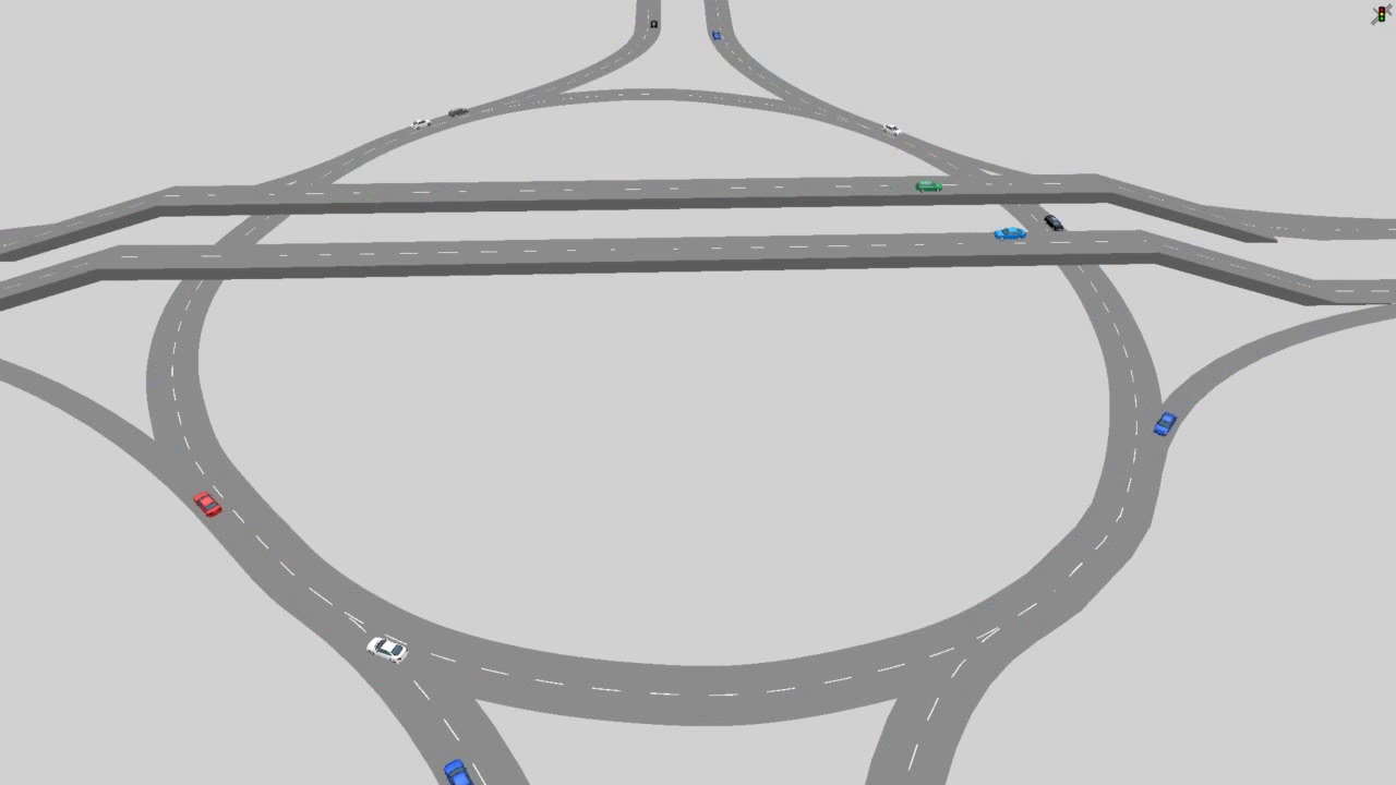 Rotary interchange - YouTube