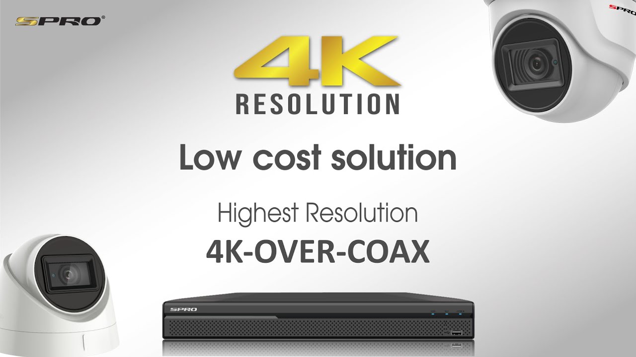 SPRO CCTV - 4K (8MP) HDCVI System - YouTube