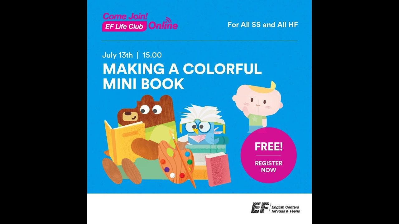 EF Life Club: Making a Mini Book - YouTube
