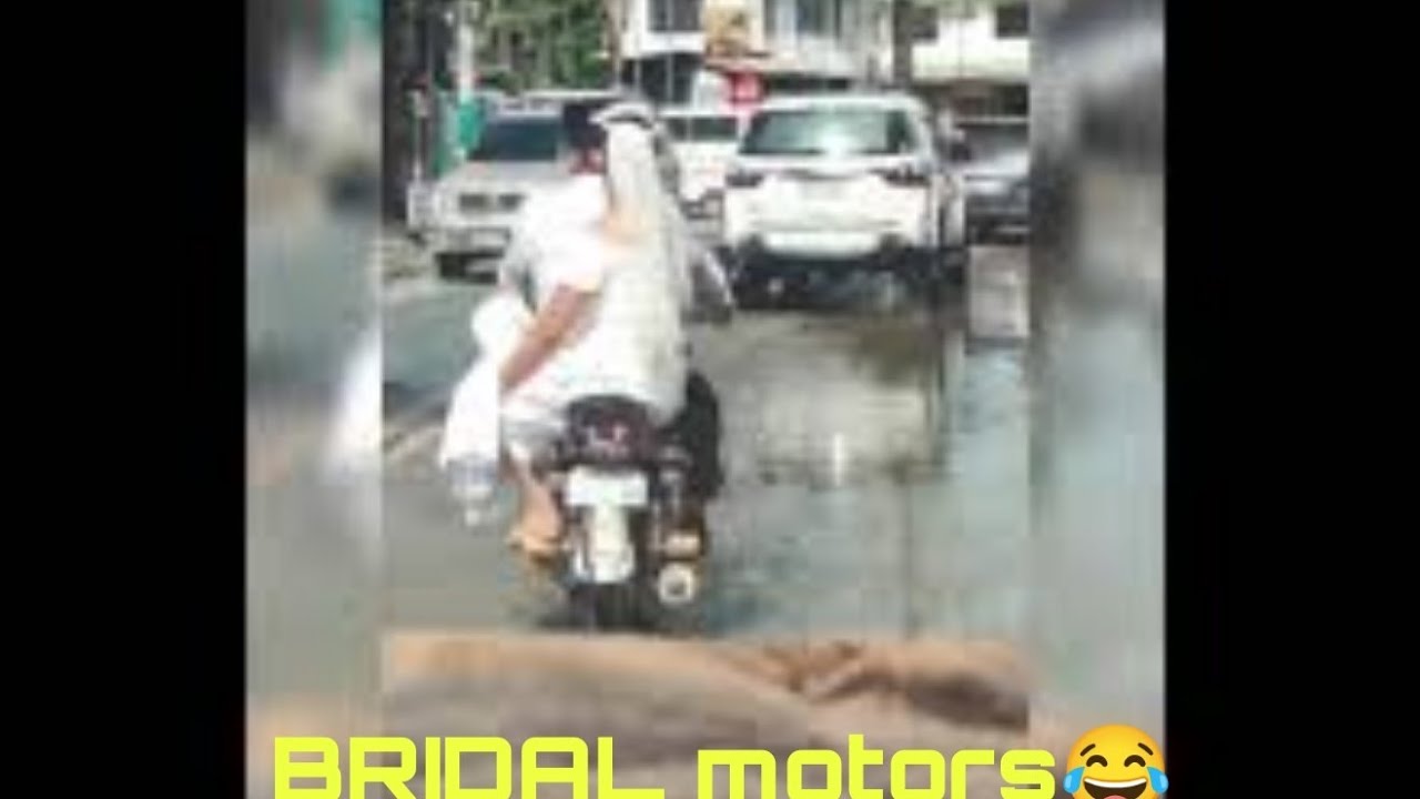 BRIDAL MOTOR 🛵 ️ ️ ️Newly Wedding go to HoneyMoon🎉🎉🎉 - YouTube