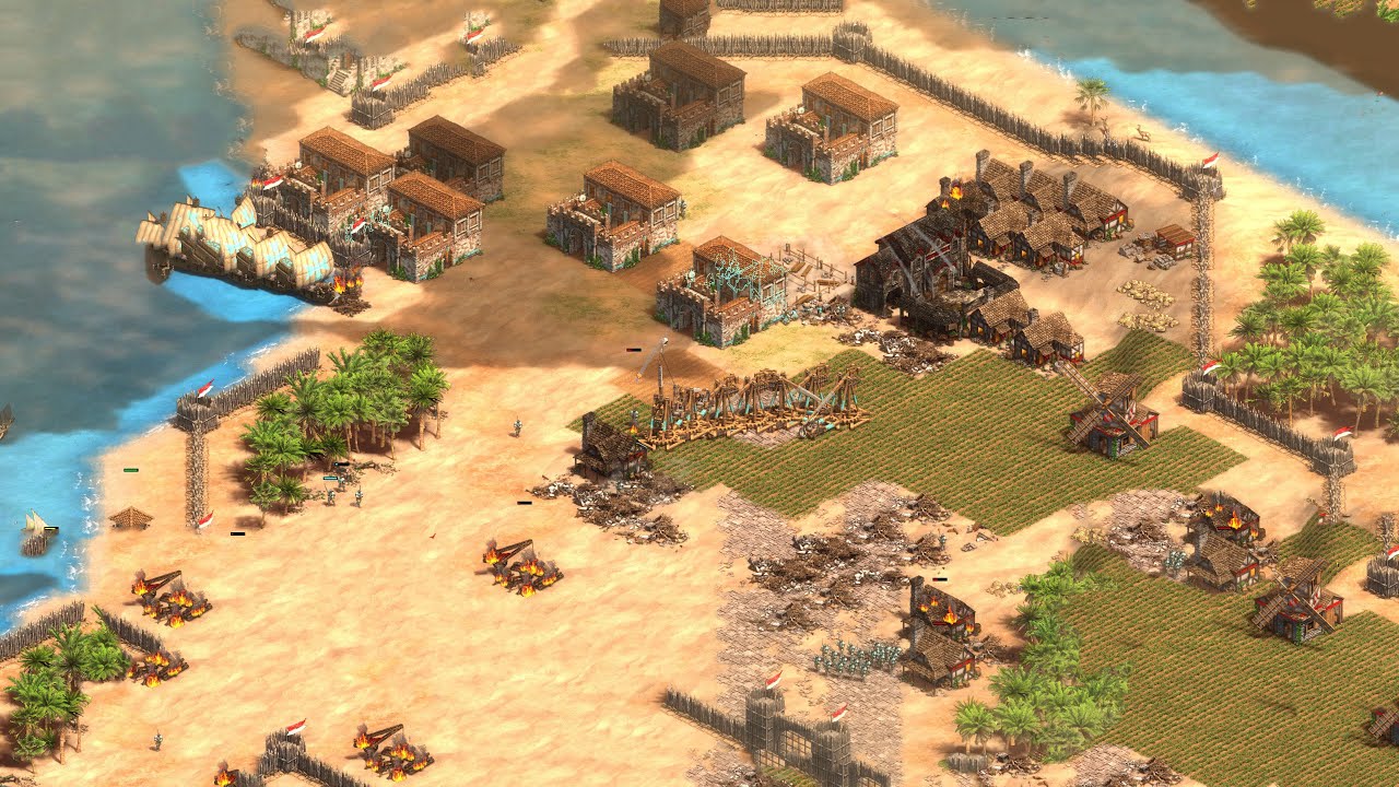 Age of Empires 2 DE - 4v4 ISLAND WARFARE | Multiplayer Gameplay - YouTube