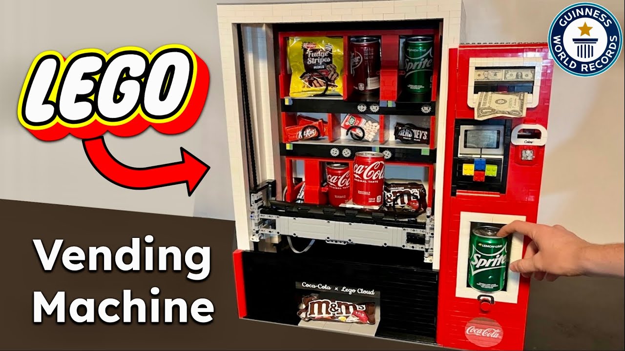 World's Largest LEGO Vending Machine - 9 OPTION EV3 - YouTube
