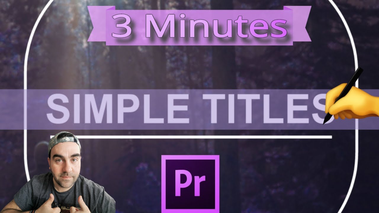 How To Add TEXT to Video TUTORIAL - Adobe Premiere Pro 🇪🇦🇬🇧 - YouTube
