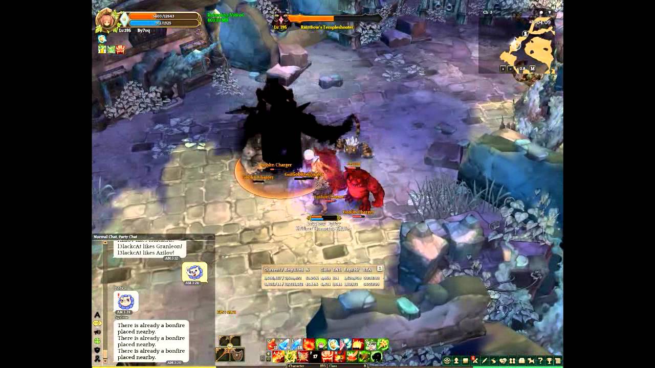Tree of savior Sorcerer Farm Solo map Downtown - YouTube