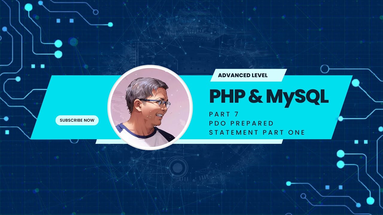 Php And Mysql Part 7 Pdo Prepared Statement Part One Youtube 1798
