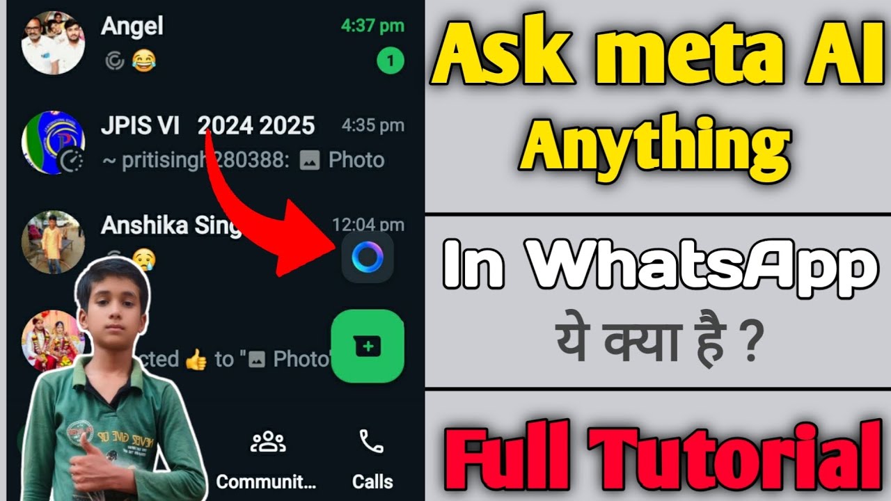 Ask meta AI anything- In WhatsApp - New update - YouTube