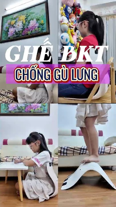 GHẾ CÔNG THÁI HỌC CHỐNG GÙ LƯNG #reviewgiadung - YouTube
