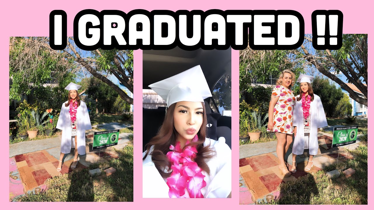 EXTREMELY emotional graduation// drive through graduation 2020 🎉🎓🎈💓 ...