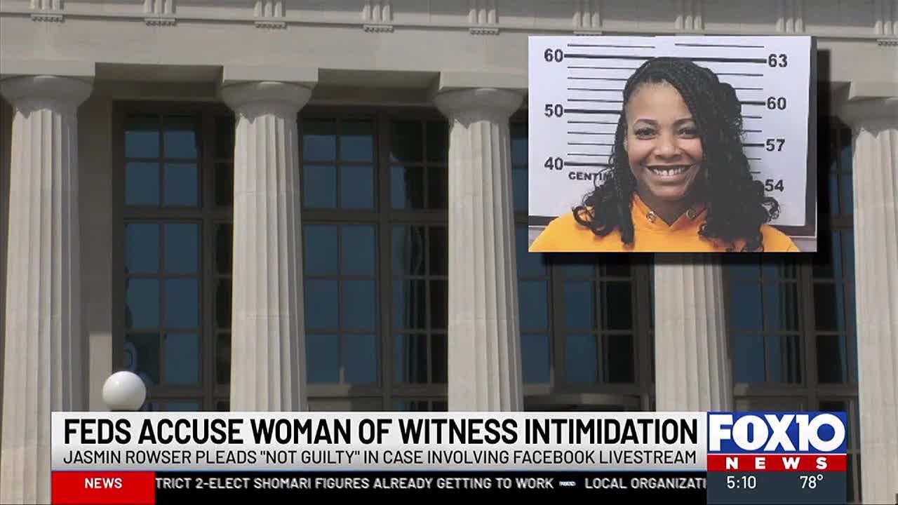 Woman accused of witness intimidation - YouTube
