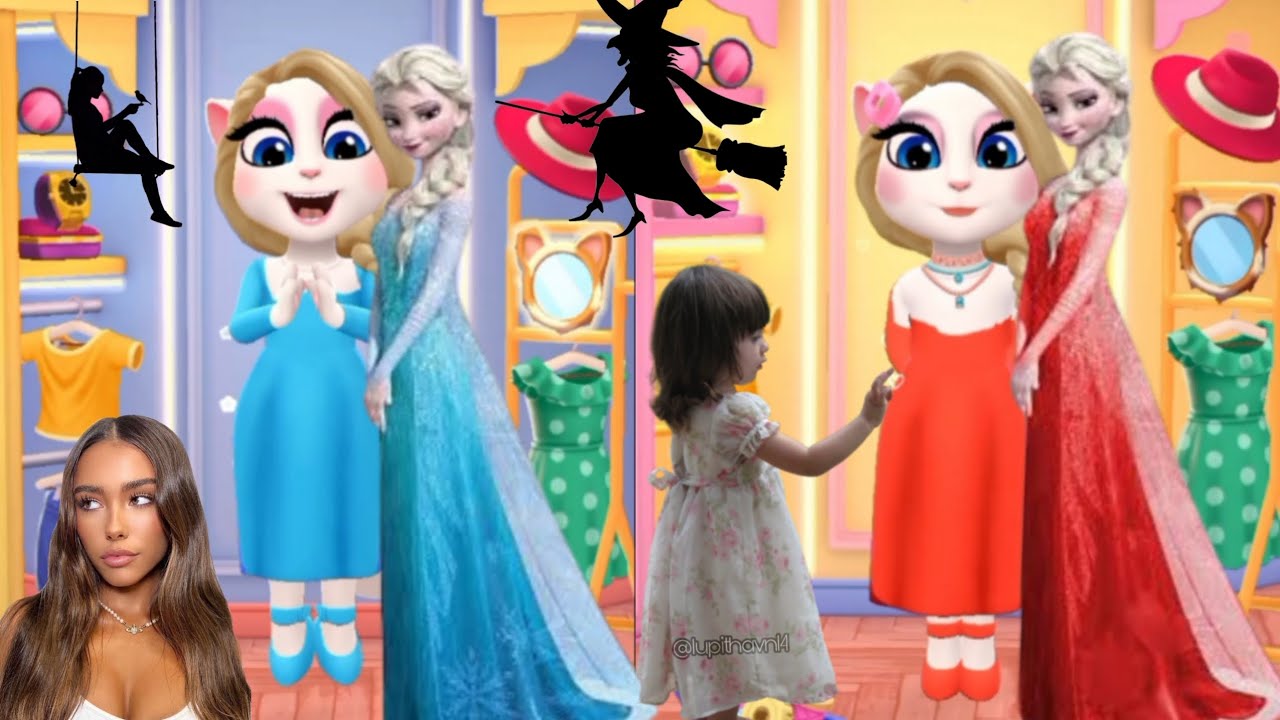 My Talking Angela 2 | Frozen of Else VS Red Else | New update | cosplay ...