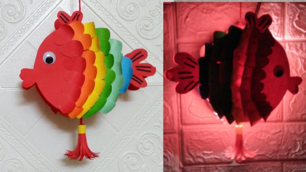 Làm Đèn Trung Thu Con Cá Đơn Giản và Sáng Tạo