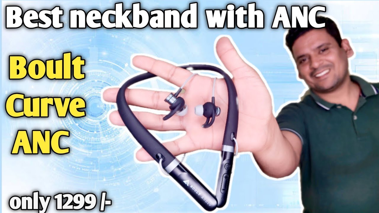 Boult Curve ANC | Best neckband with ANC, 30 hrs playtime with ANC at ...