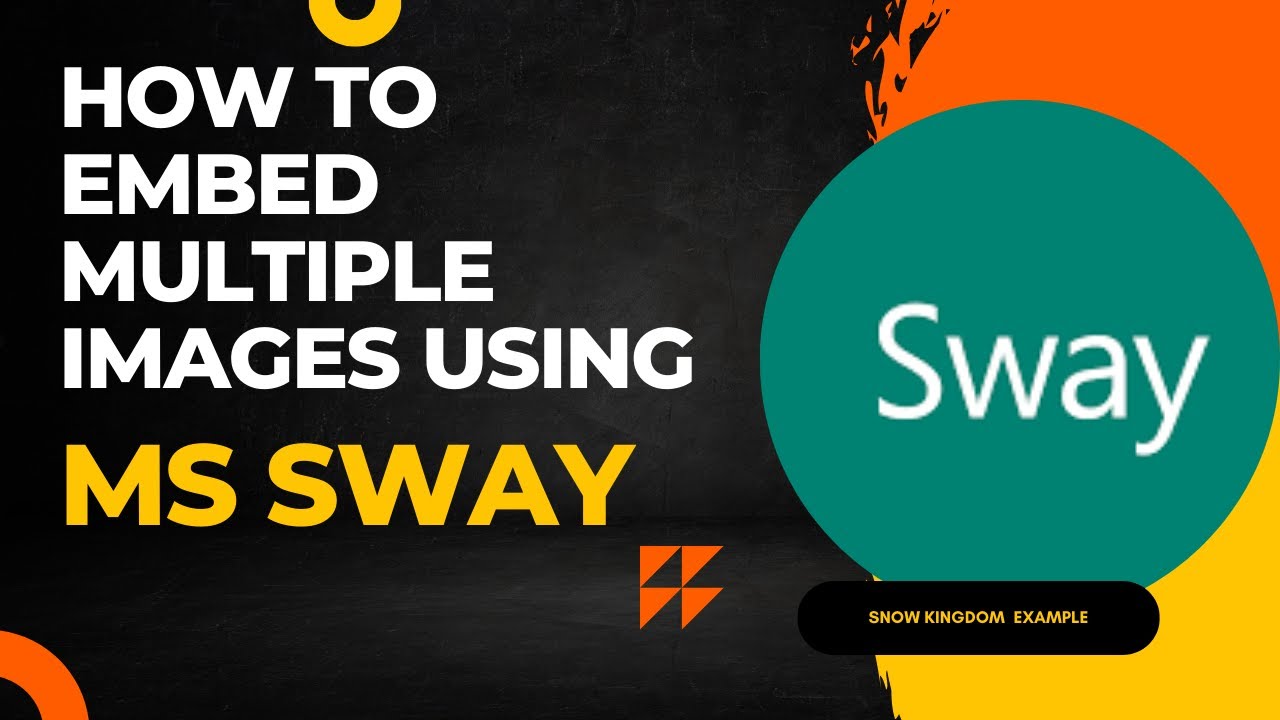 How To Embed Multiple Images In MS Sway #snowworld #snow #Kingdom #stepbystep #illustration ...