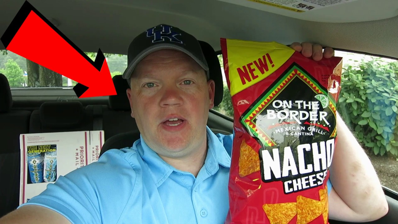 On The Border Nacho Cheese Tortilla Chips (Reed Reviews) - YouTube