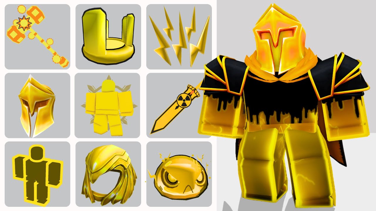 OMG! GET EVERY FREE YELLOW ROBLOX ITEMS! 😮 NEW [2024] - YouTube
