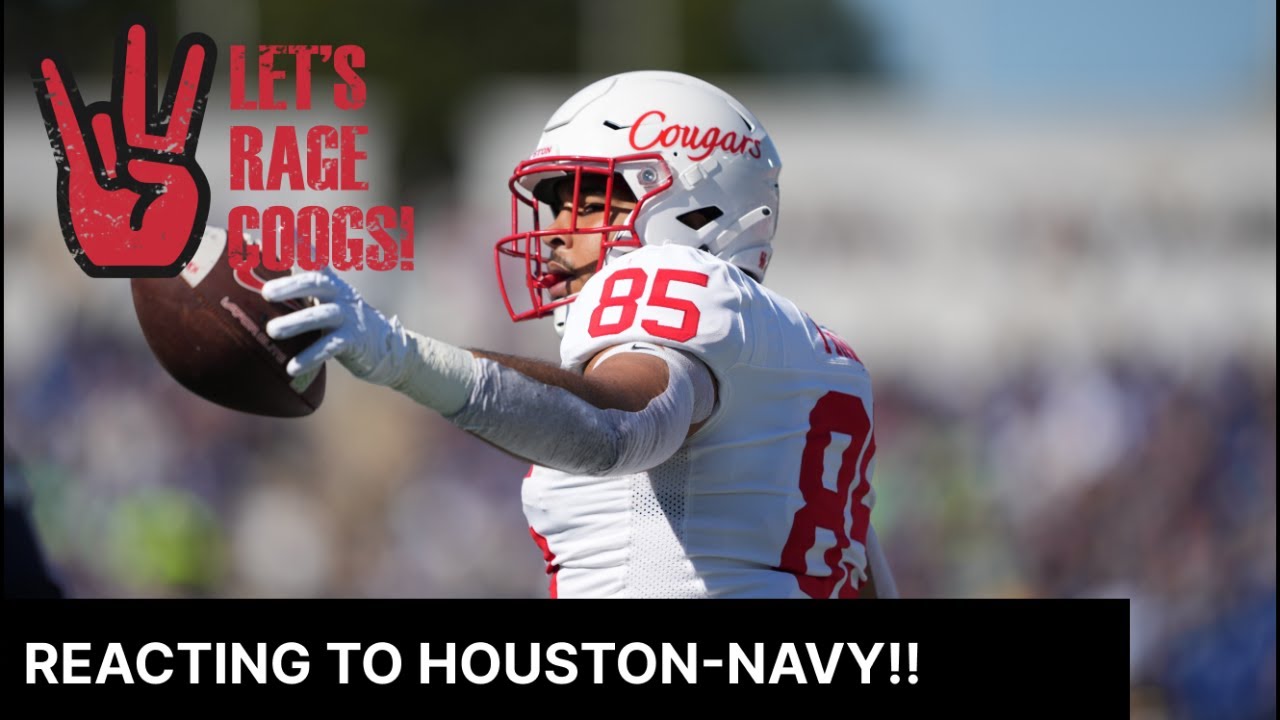 Let's Rage Coogs - Reacting to Houston Cougars 38-20 win at Navy! - YouTube