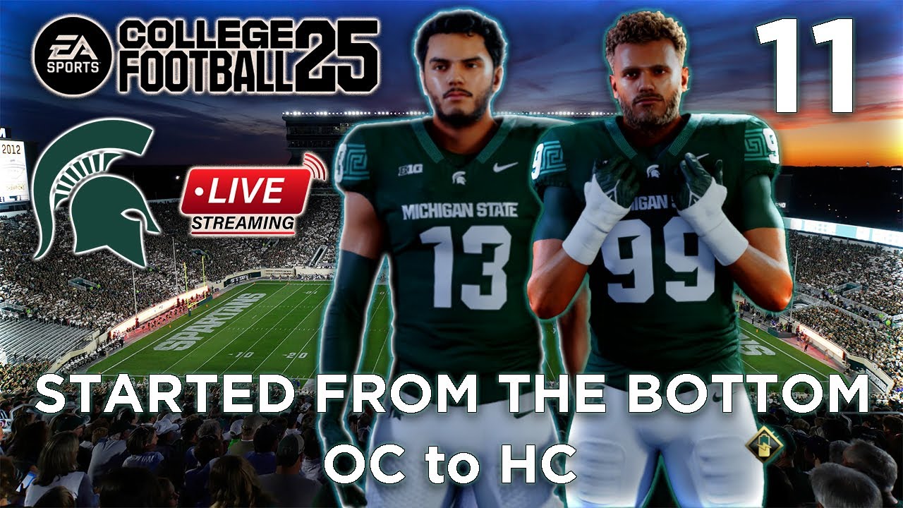 We're Ranked 1! Year 3 at MSU | College Football 25 Started from the ...