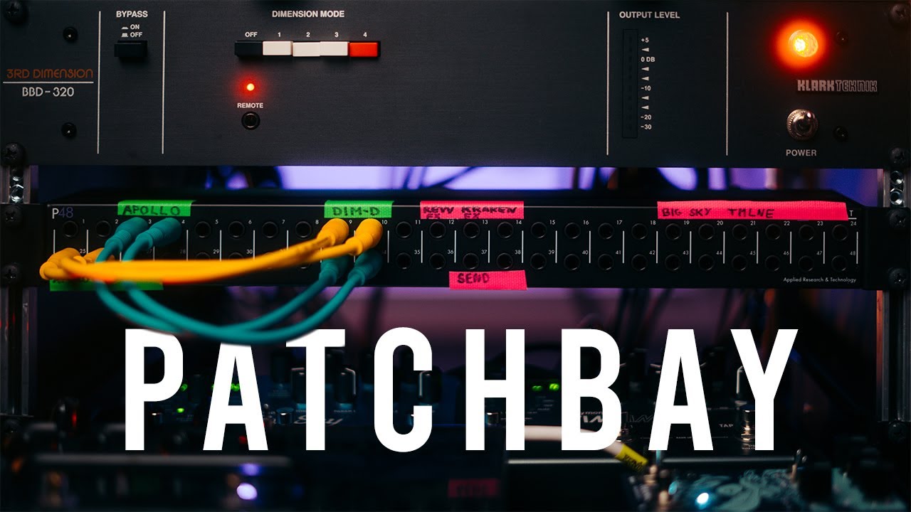 Upgrading My Studio Rack With PATCHBAY | How To Use Patchbay - YouTube
