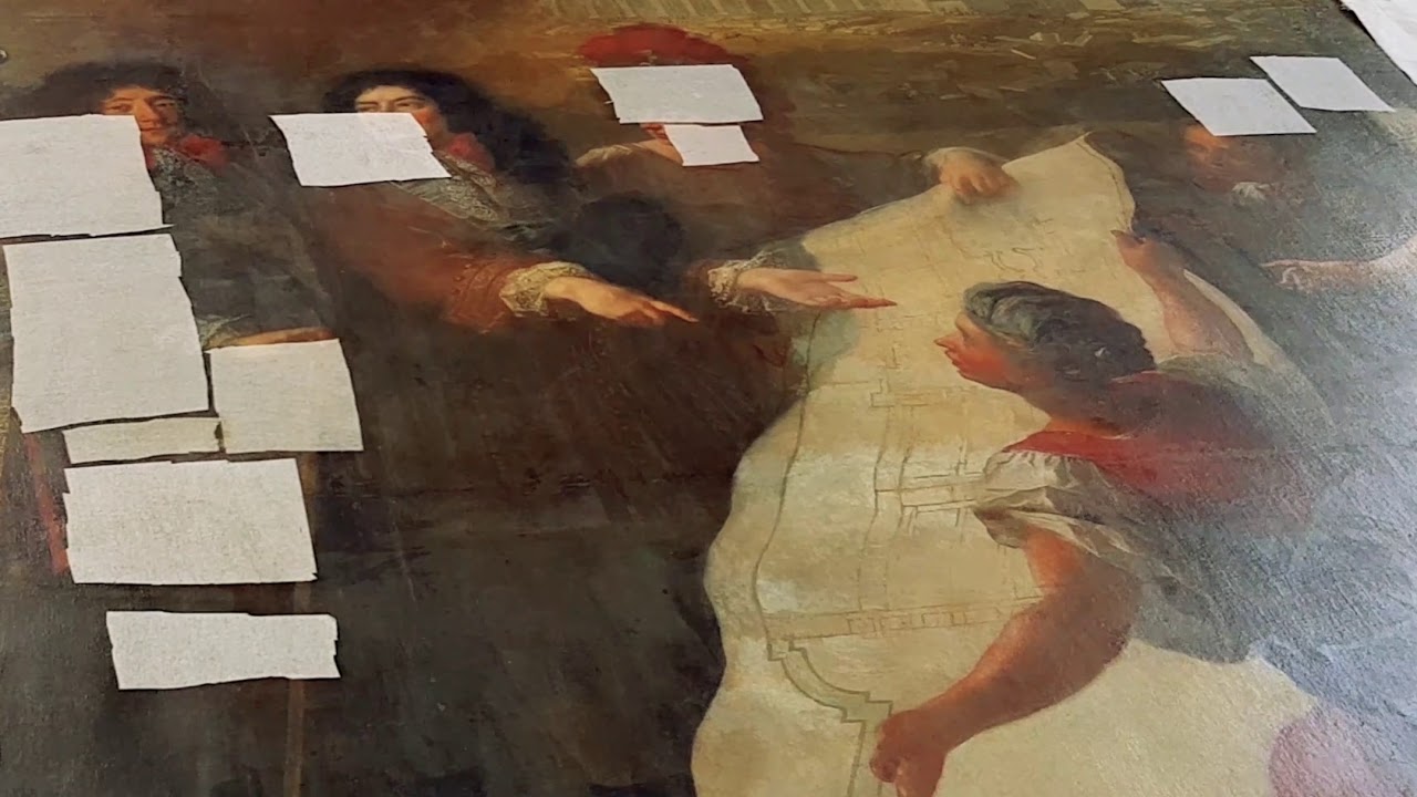 Restauration de "L' Établissement de l'Hôtel des Invalides" de Pierre Dulin - YouTube