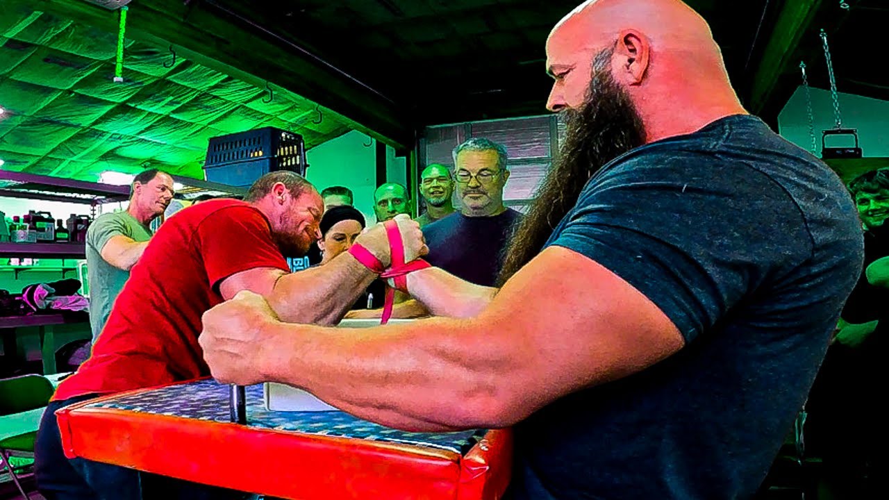 Jordan Sill Arm Wrestling Monster Michael Todd - YouTube