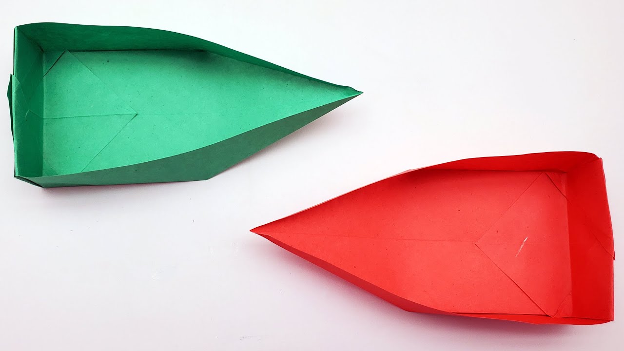 Easy Crafts With Paper | How To Make Easy Paper Boat 4 | Handmade Paper ...