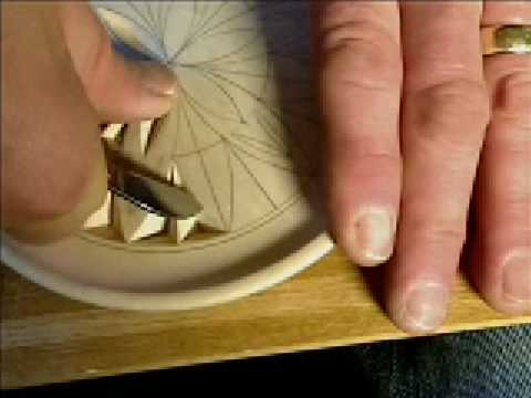 My Chip Carving 119 - Chip Carving a Rosette - YouTube