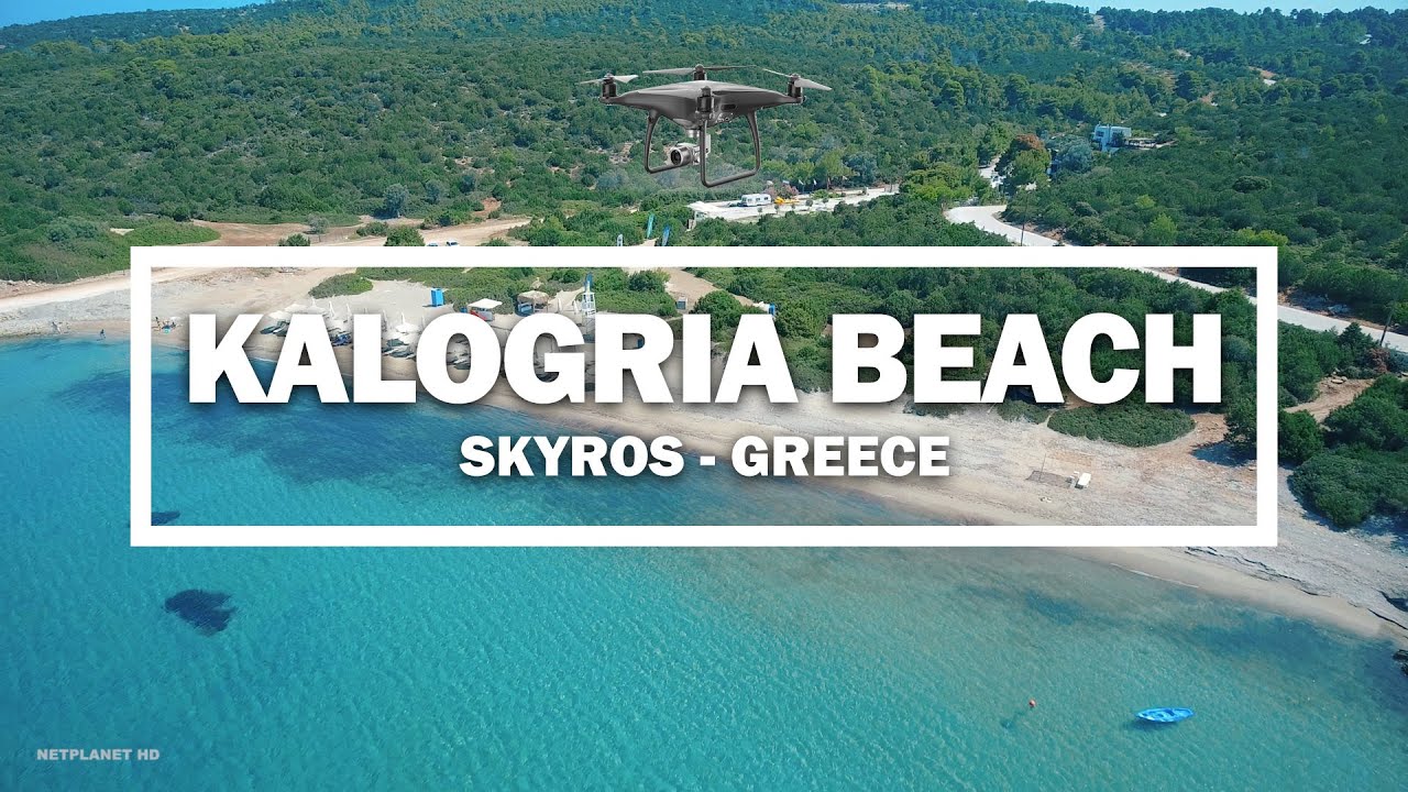🎬 Kalogria Beach, Skyros – Greece (Drone) - YouTube