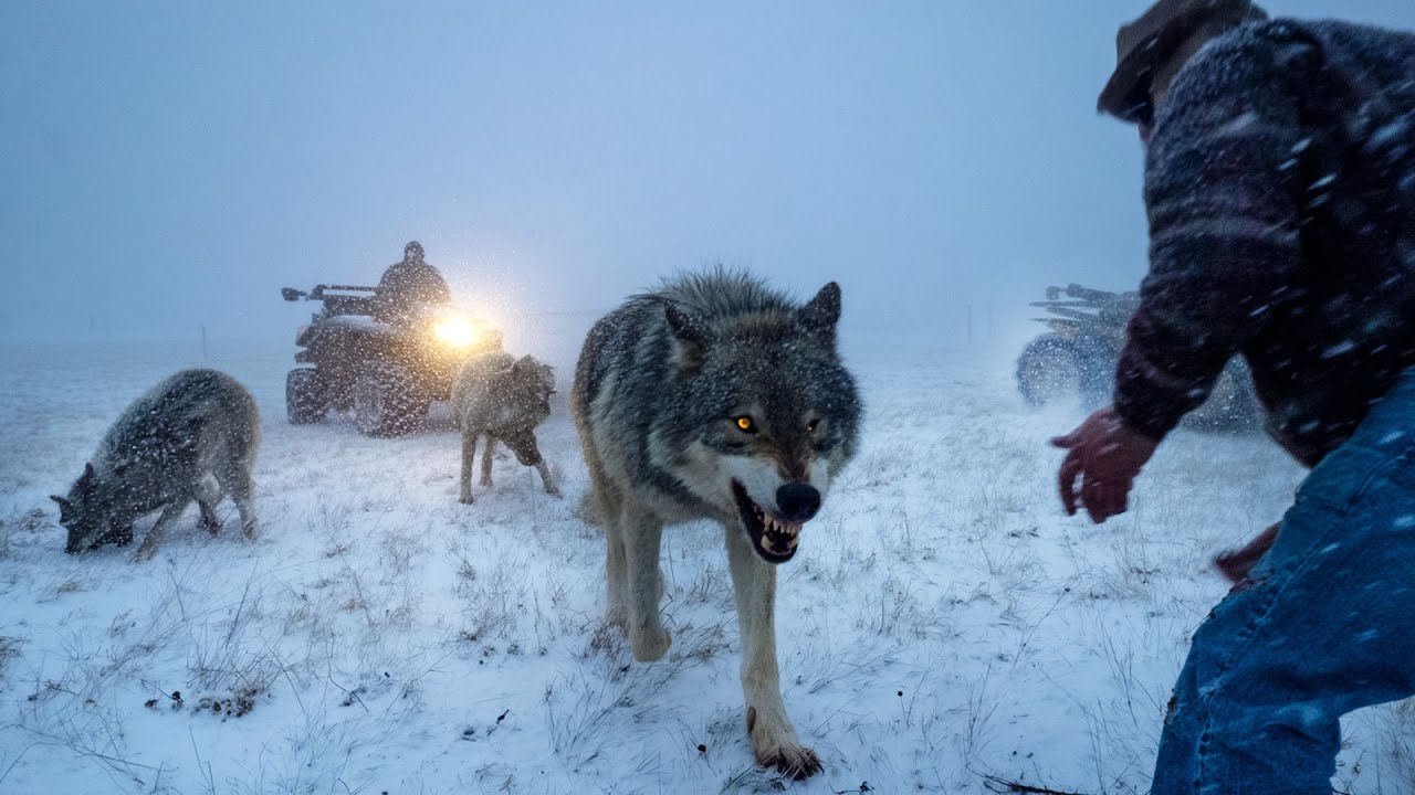 Deadly Wolf Ambush Leaves Montana Ranch Family Trapped! - YouTube