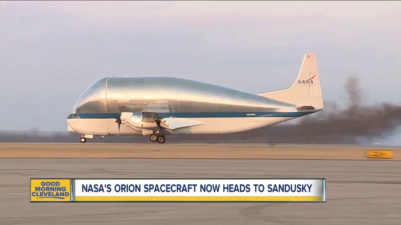 NASA's Orion Spacecraft now heads to Sandusky - YouTube