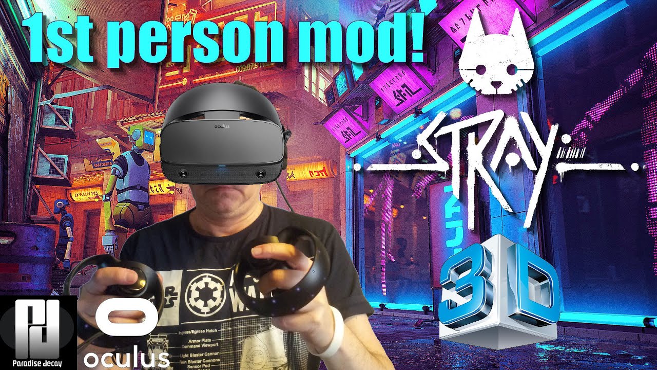 [4K] Stray's NEW 1st Person Mod is STUNNING in VR and GLORIOUS 3D ...