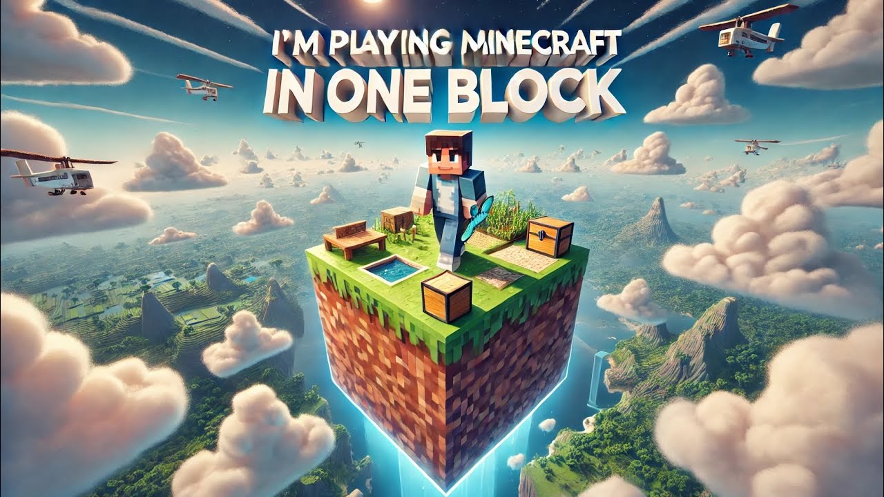 I M PLAYING MINECRAFT IN ONE BLOCK (DAY-1) IN SHADERS #foryou - YouTube