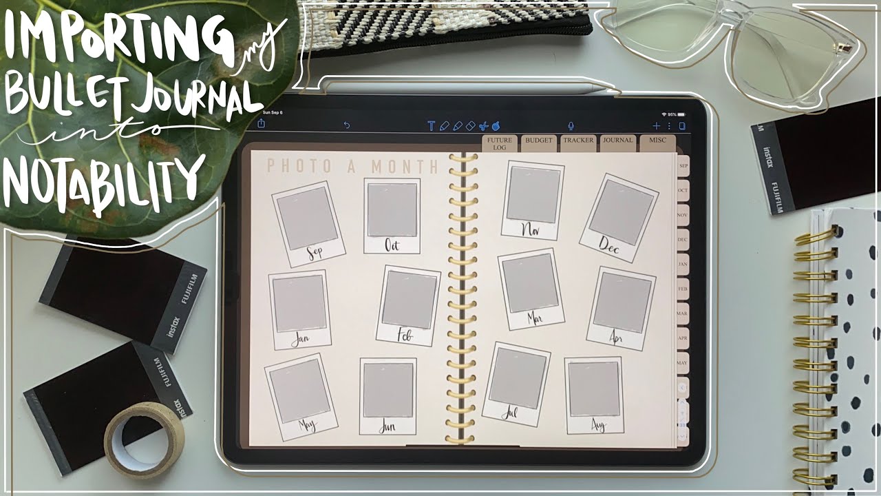 Importing my Digital Bullet Journal into Notability - YouTube