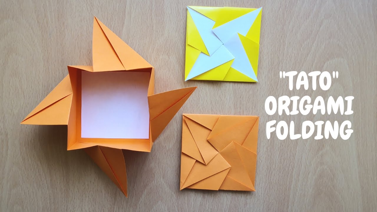 "Tato" Origami Pocket Folding Tutorial | Origami Wedding Invitation ...