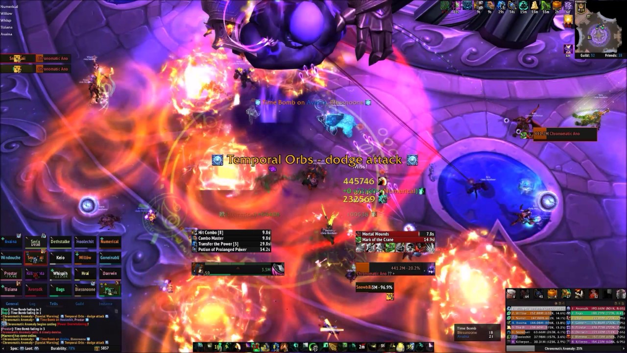 [World of Warcraft] AM PM Team Mythic Chronomatic Anomoly - YouTube
