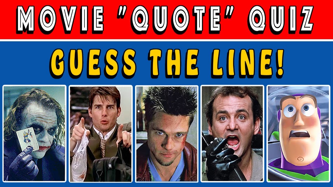 Test Your Film Knowledge - Guess The NEXT LINE Challenge - YouTube