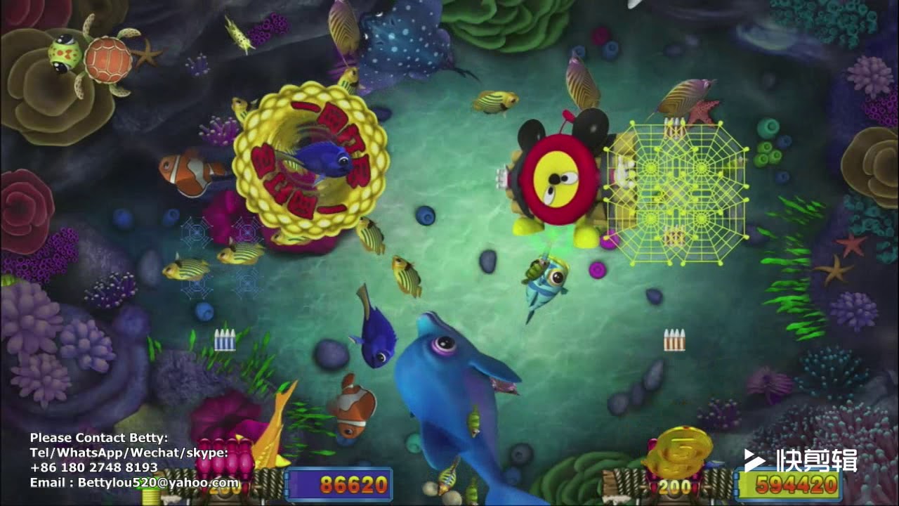 Popular 2p upright mini fishing game machine with 26 in 1 games - YouTube