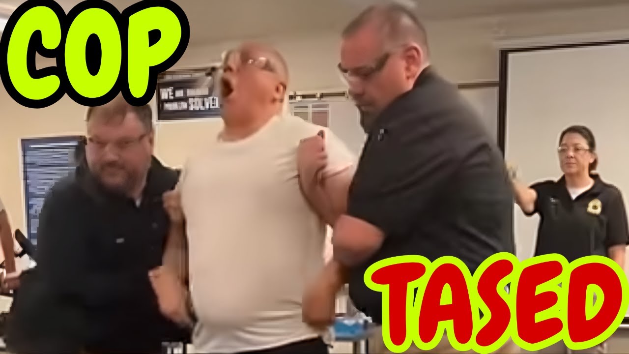 COP GETTING TASED WITH JAMES FREEMAN! - YouTube