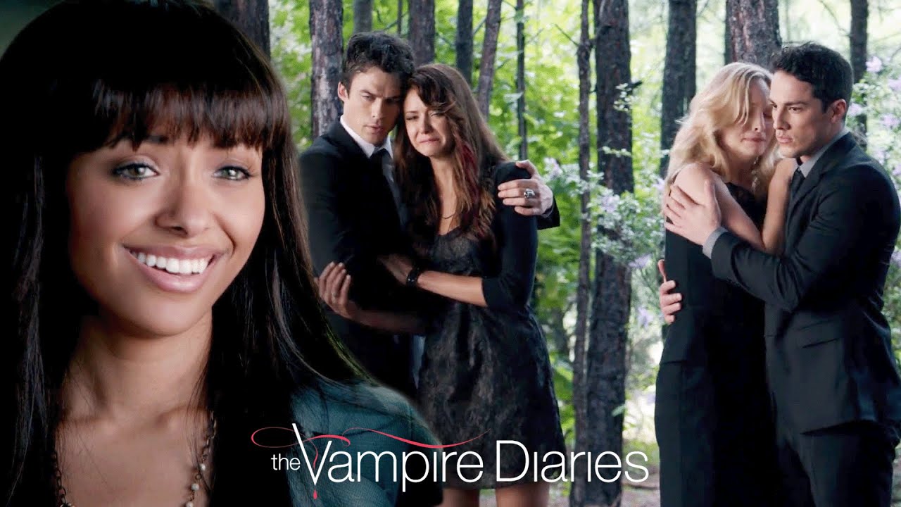 Bonnie Attends Her Own Funeral | The Vampire Diaries - YouTube